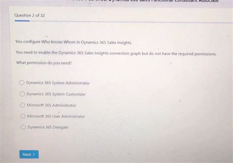 Question 2 Of 32 You Configure Who Knows Whom StudyX