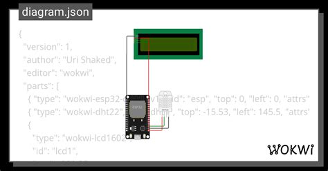 измеритель температуры и влажности Wokwi Esp32 Stm32 Arduino Simulator