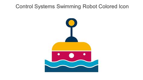Control Systems Swimming Robot Colored Icon In Powerpoint Pptx Png And Editable Eps Format