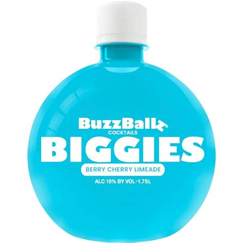 Buy Buzzballz Biggies Berry Cherry Limeade Pre Mixed Cocktails 1 75l