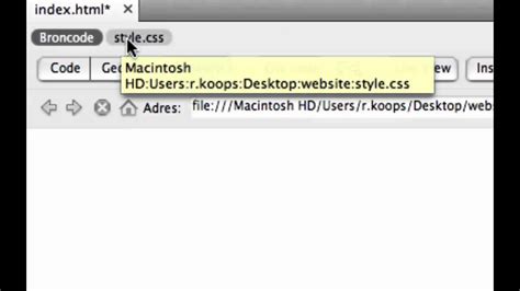 Htmlcss Stylesheet Linken Met Dreamweaver Youtube