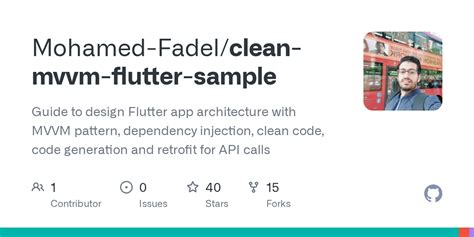 Github Mohamed Fadelclean Mvvm Flutter Sample Guide To Design