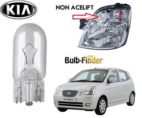 Kia Picanto Mk1 2003 2011 Bulb Type Parking Light Headlamp Car Truck