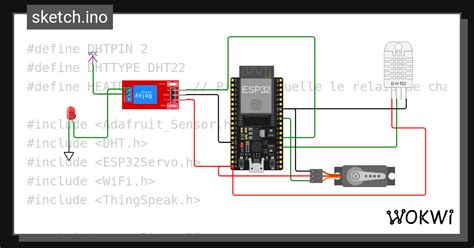 Servo Moteur Copy Wokwi ESP32 STM32 Arduino Simulator