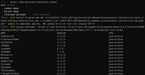 Docker Sbom Qainsights