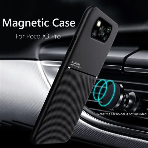 For Xiaomi Poco X3 Pro Case Magnetic Cover Soft Frame Funda For Poco X3