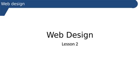 Html And Css Computing Websites Ks3 Scheme Of Work Teaching Resources