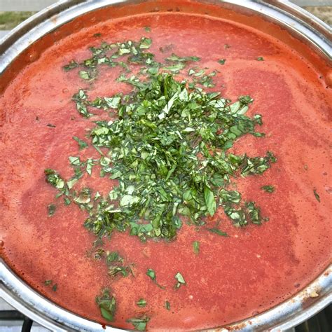 Basil And Garlic Tomato Sauce Recipe For Canning One Hundred Dollars