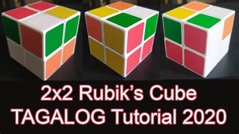 How To Solve Rubiks Cube 2x2 Tutorial Tagalog 2020 Youtube