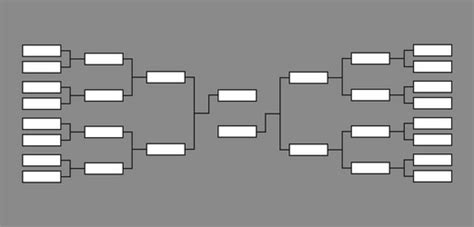 Tournament Bracket Ncaa Vector Images Over 110