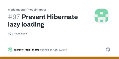 Prevent Hibernate Lazy Loading · Issue 97 · Modelmappermodelmapper