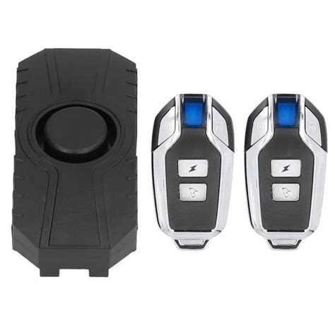 HURRISE alarme antivol de vélo Alarme de vélo sans fil Vibration Motion Sensor Alarme de moto
