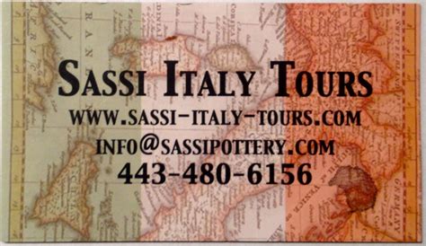 Raphael Sassi Designed My Business Card Italy Tours Small Groups Tour Guide