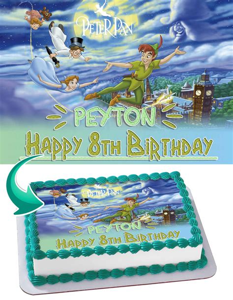 Peter Pan Edible Cake Toppers Ediblecaketopper