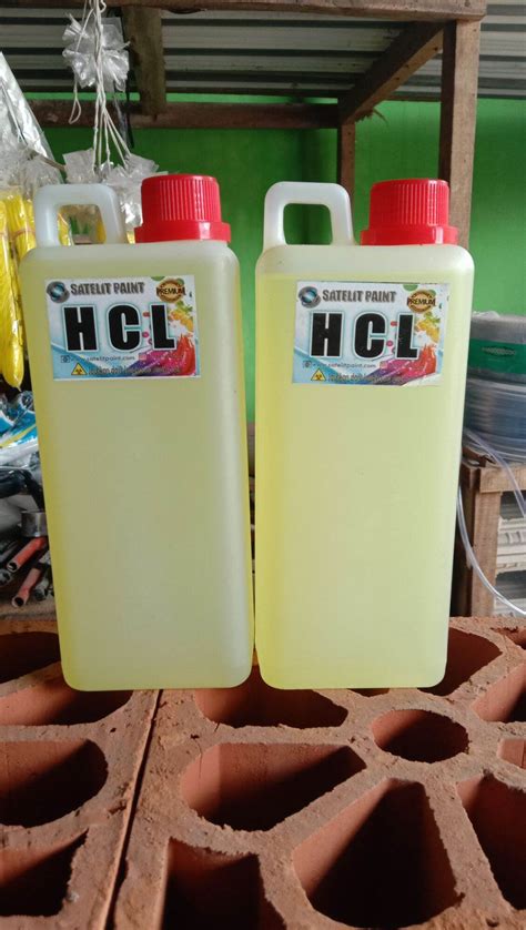 Hcl Pembersih Lantai Hcl Cairan Kimia Hcl Asli Lazada Indonesia