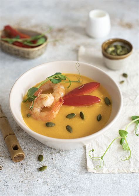Тыквенный крем суп с креветками Recipe Ethnic Recipes Recipes Food