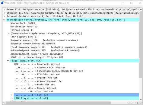 Tcp协议分析《实验报告》tcp协议分析实验 Csdn博客