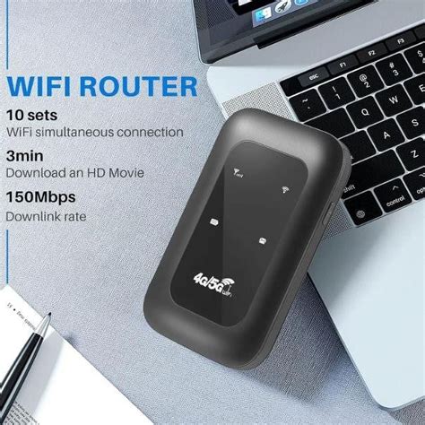 Rwvbm 4g Lte Portable Wifi Hotspot Router Mobile Wireless Travel Router With Sim Card Slot High