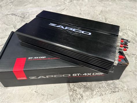 Pre Loved Zapco St 4x Dsp Car Accessories Accessories On Carousell