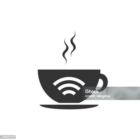 무료 와이파이 존 아이콘이 고립 된 커피 숍 컵 인터넷 연결 플레이 카드 평면 디자인입니다 벡터 일러스트 개념에 대한 스톡 벡터 아트 및 기타 이미지 Istock