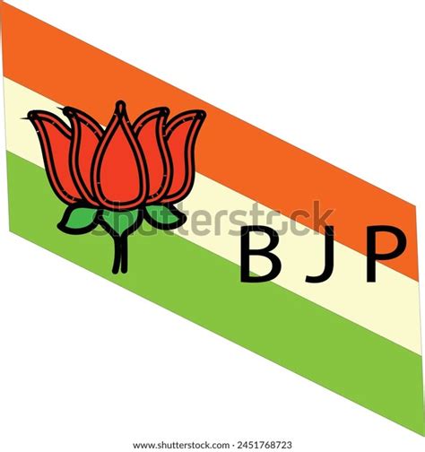 Bjp Lotus Logo Icon Art Image Stock Vector Royalty Free 2451768723