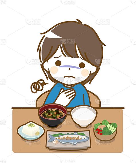 一个胃口不好的小男孩