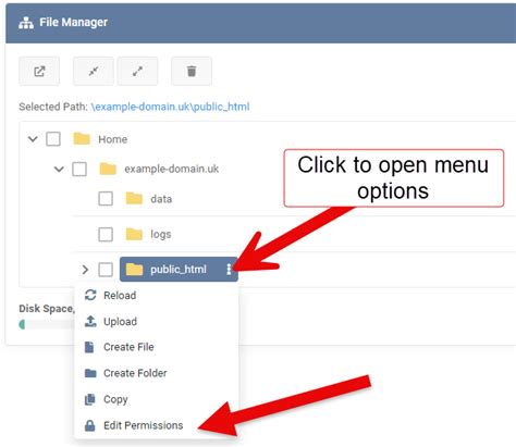 How To Enable Write Permissions For Website Folders