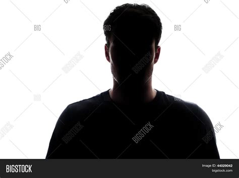 Typical Upper Body Man Silhouette Image Photo Bigstock