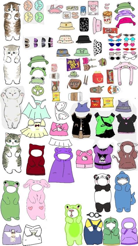 Cat Template Paper Doll Template Paper Dolls Printable Printable Templates Paper Dolls Diy