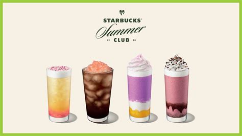 Kick Off Summer With Starbucks Summer Club Beverages Starbucks
