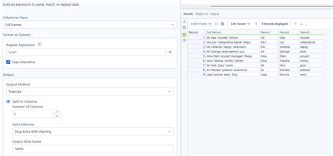 a simple example in alteryx regex vs text to columns the data school