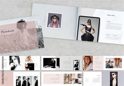 Minimal Nude Photo Portfolio Stock Template Adobe Stock