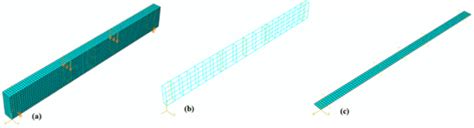 Numerical Model Of Beams A Deformable Solid Beam B Truss Download Scientific Diagram
