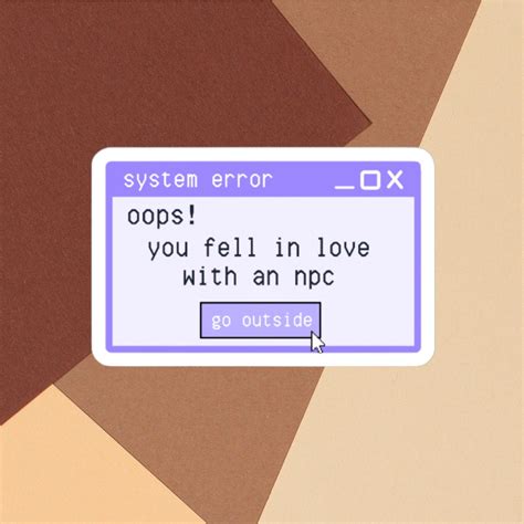 Error Pop Up Window Sticker Dnd Sticker Funny Rpg Sticker Video Game