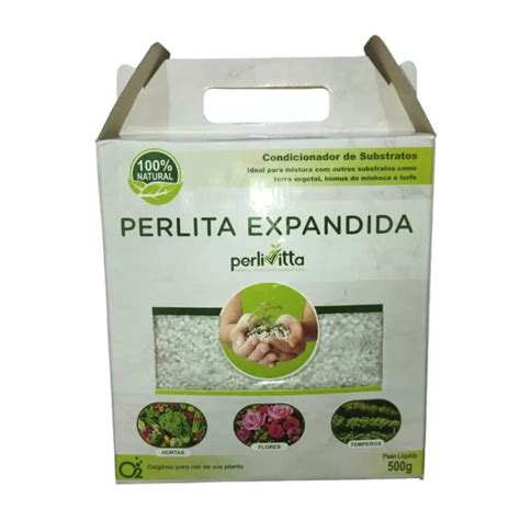Perlita Expandida Perlivitta 500g Grama Cultivo