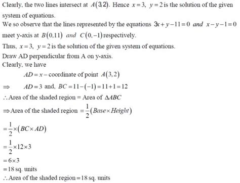 Solve The Following System Of Linear Equations Graphically 3x Y 110