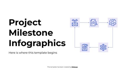 Project Milestone Infographics Google Slides PowerPoint