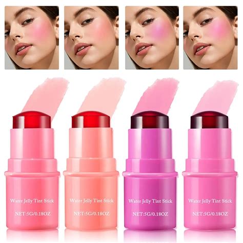 Water Jelly Tint Blush Stick Multi Use Cheek And Lip Stain Chill Water