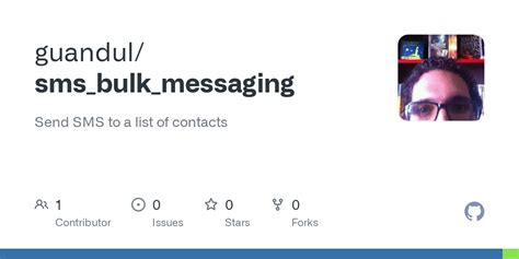 GitHub Guandul Sms Bulk Messaging Send SMS To A List Of Contacts