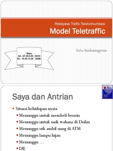Pertemuann9 Model Teletraffic Pdf