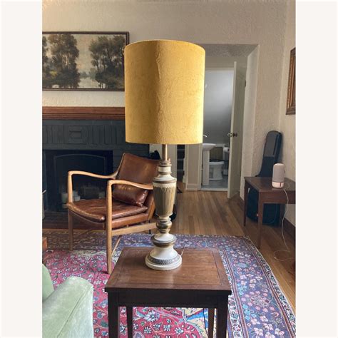Vintage Lamp With Custom Shade Aptdeco