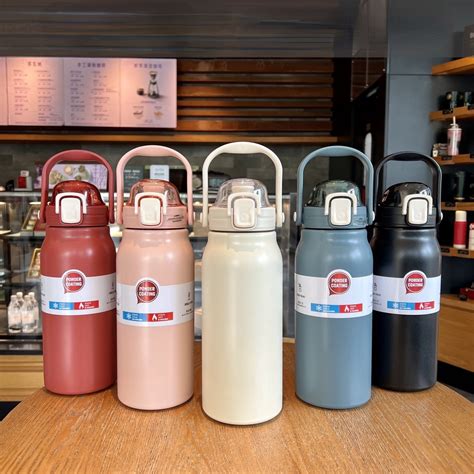 กระติกน้ำ ขวดนำ้ 1 7l 1 3l แท้งค์เก็บอุณหภูมิ สแตนเลส316 กระติกน้ำเก็บความร้อน ขวดน้ำเดินทาง