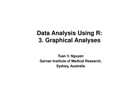 Ppt Data Analysis Using R 3 Graphical Analyses Powerpoint