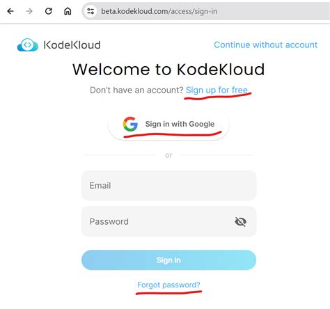 Accessing Labs On Kodekloud For Udemy Users