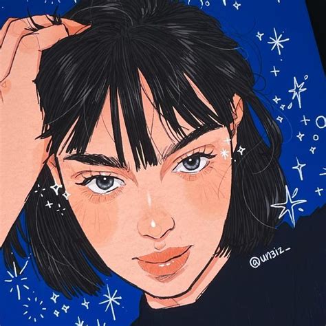 지은 On Instagram 나에게 넌 허무한 별빛 💫 Drawing Procreate 드로잉 프로크리에이트 일러스트 Illust