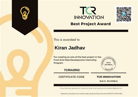 Kiran Jadhav On Linkedin Webdevelopment Project Frontend Innovation Tcrinnovation