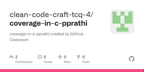 Github Clean Code Craft Tcq 4coverage In C Pprathi Coverage In C