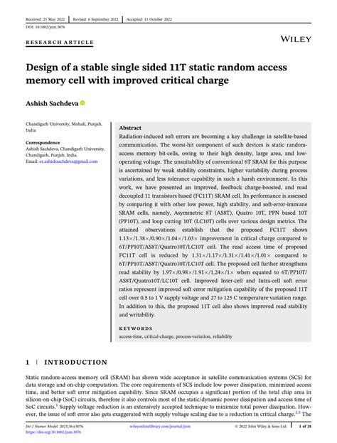 Design Of A Stable Single Sided 11T Static Random Access Memory Cell