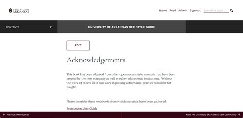 What Is A Webbook University Of Arkansas Oer Style Guide