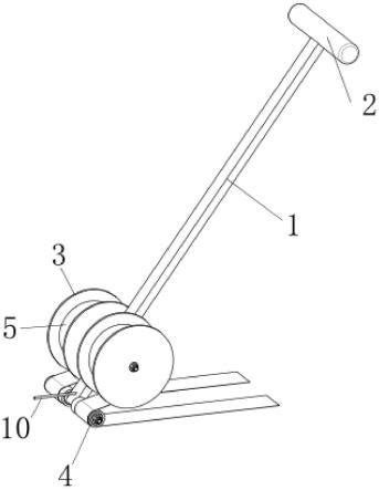 一种地面划线辅助工具的制作方法